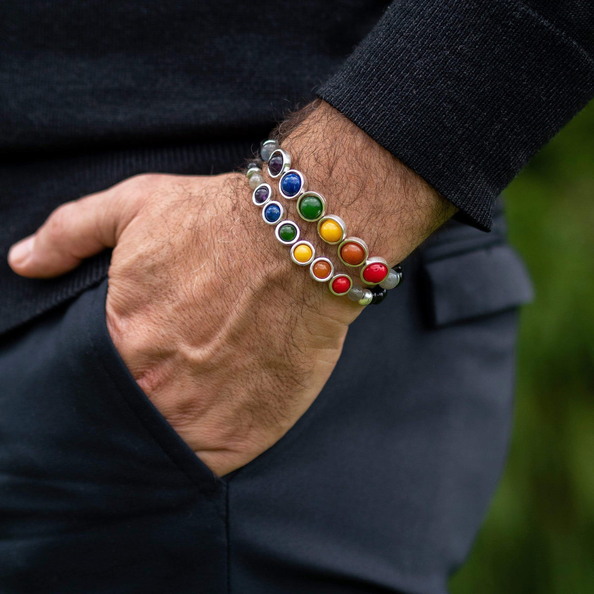 Silver Rings Pride Bracelet – INVI Expressionwear