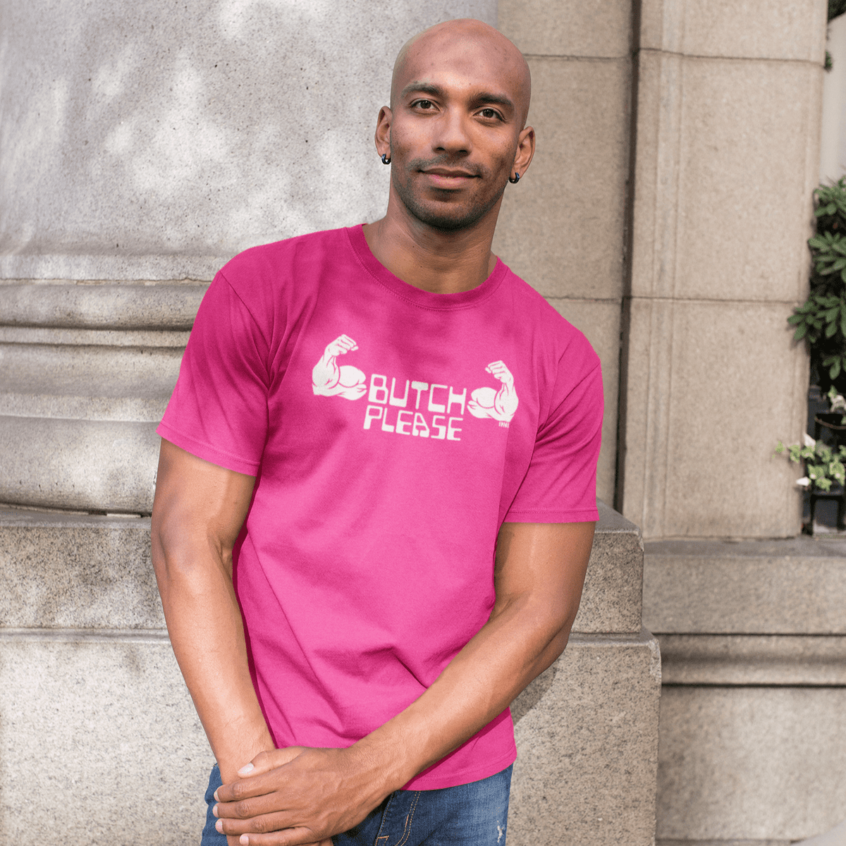 Butch Please T-shirt – INVI Expressionwear